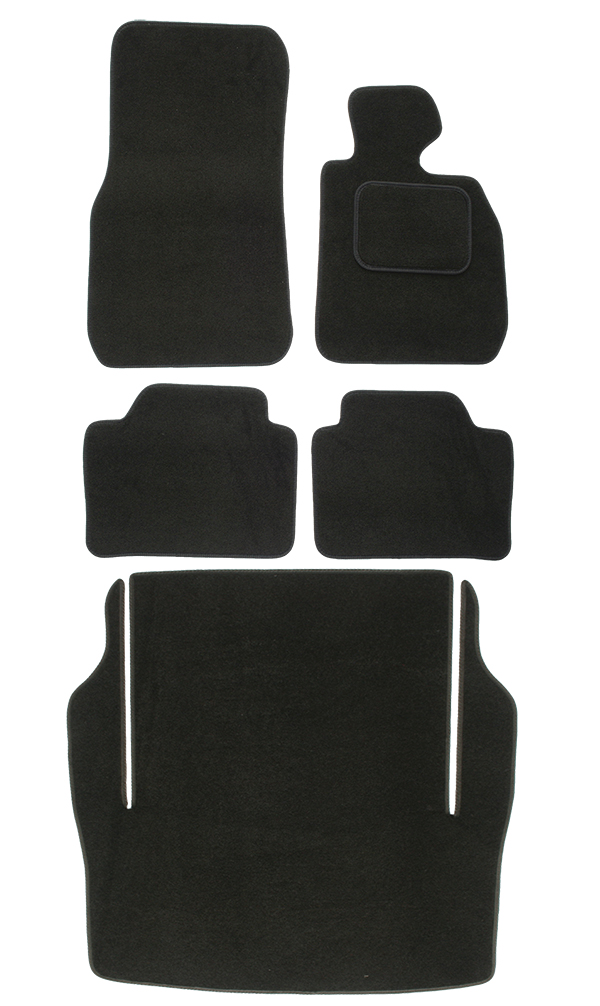 BMW 3 Series Saloon F30 Velcro Fixing Car Mats with Boot Mat